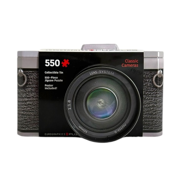 Eurographics | Games | New Eurographics Puzzle Classic Cameras Jigsaw Puzzle 55 Piece Tin Poster ...